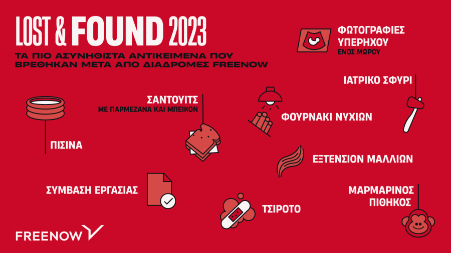 Lost & Found 2023: Τα αντικείμενα που βρέθηκαν σε συνεργαζόμενα ταξί της FREENOW - BusinessNews.gr