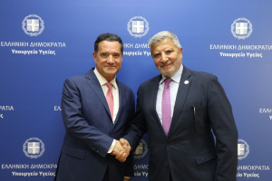 Συνάντηση του Υπουργού Υγείας Άδωνι Γεωργιάδη με τον Πρόεδρο του ΙΣΑ ...